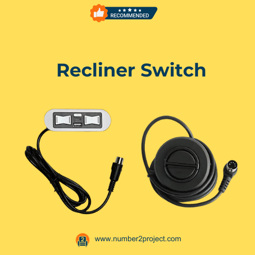 #46 Recliner Switch Rectangle 2 Button Control with USB