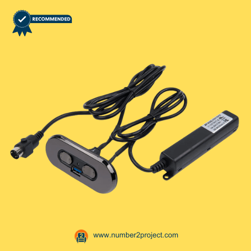 #1216 KDH115-018 4-Button Recliner Switch with USB Port